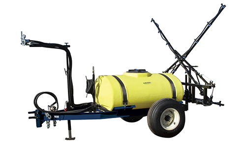 300 GAL ECONOMY TRAILER SPRAYER-BLUE, BASE UNIT - Murphy Family Inc.