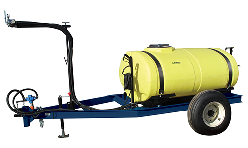 500 GALLON LOW PROFILE TRAILER SPRAYER-BLUE, BASE UNIT - Hobdy Dye Read ...