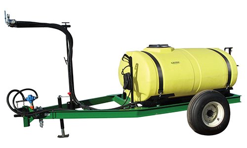 500 GALLON LOW PROFILE TRAILER SPRAYER-GREEN, BASE UNIT - Hobdy Dye ...