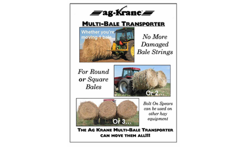 AG KRANE MULTI BALE TRANSPORTER - Wiss and Wiss Equipment