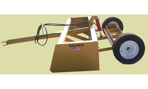 BROWN HUSKY SCRAPER - Wiss and Wiss Equipment