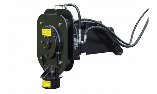 MINI EXCAVATOR VIBRATING POST DRIVER - Walker & Walker Equipment