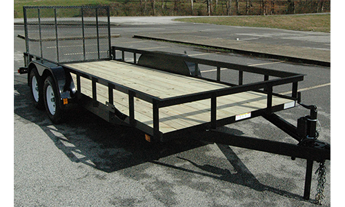 Deluxe Double Axle Landscape Trailer - Dickinson Equipment Inc.