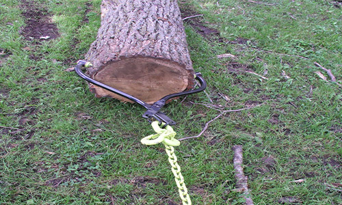 Large Spring Loaded Swivel Log Skidding Tongs - County Tractor of Houlton