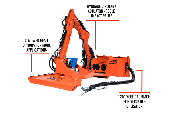 RAPTOR BOOM ARM MOWER - Oge' Machinery