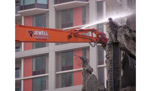 Demolition Boom Water Supply System - Brown Equipment Company, Inc.