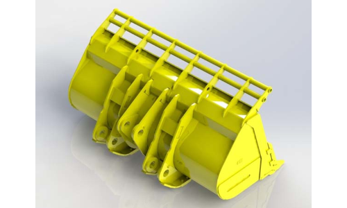 Straight Edge Rock Bucket - Marshall Machinery, Inc.