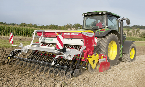 VITASEM A Mechanical power harrow mounted seed drills - Linder Turf ...