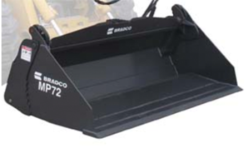 Bradco 4-in-1 Buckets for Skid Steer Loaders - Oregon Equipment Sales