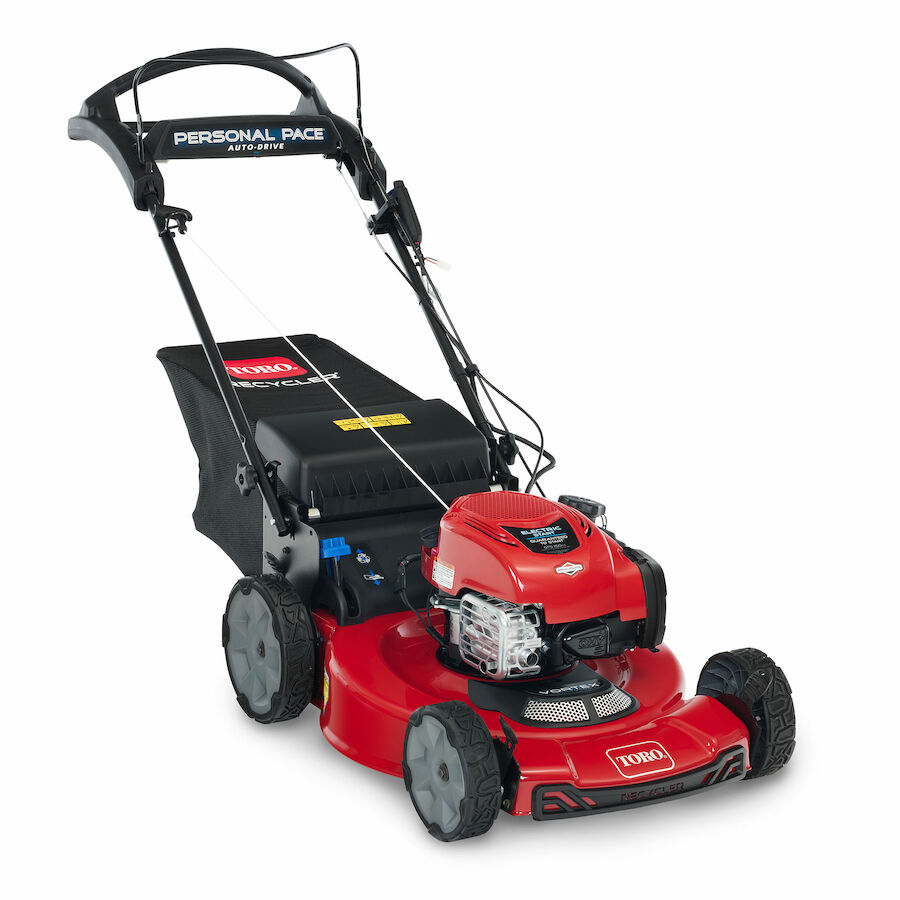 22 in. (56cm) Recycler® Electric Start w/Personal Pace® Gas Lawn Mower ...