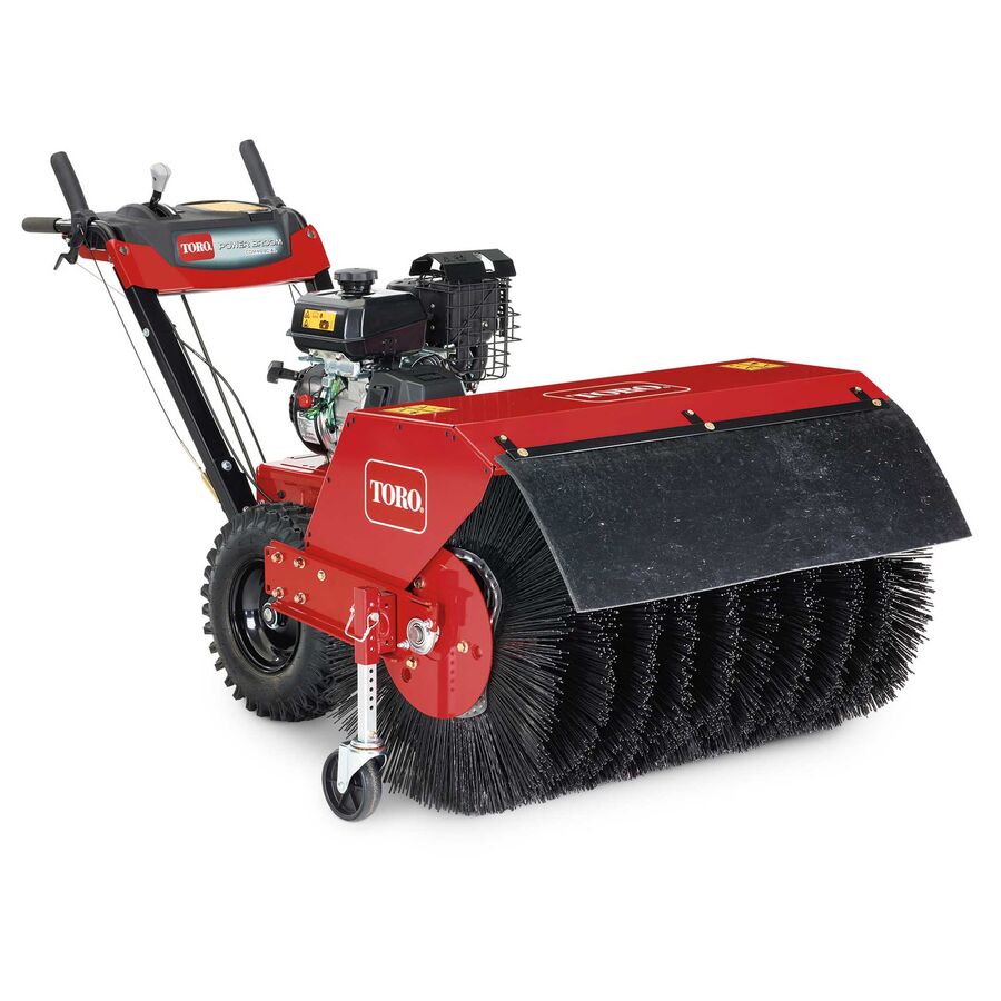 36 in. (91 cm) Power Broom Commercial Gas Power Brush (38701) - Burke ...