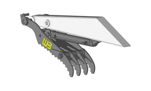 Excavator Main-Pin Mount Thumb - Middlefield Farm & Garden