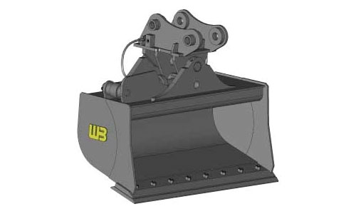 Hydraulic Tilting Grade Bucket - Bacon Universal