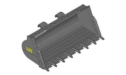 Straight Lip Rock Bucket - Marshall Machinery, Inc.