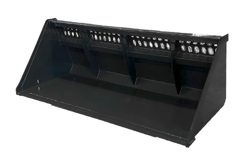IronCraft High Capacity Snow Bucket Attachment - Marshall Machinery, Inc.